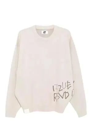 Izzue Logo-print Jumper - Neutrals