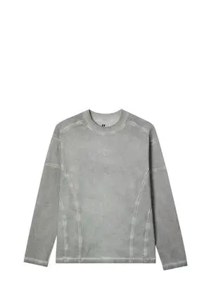 Izzue Long-sleeve Panelled T-shirt - Grey