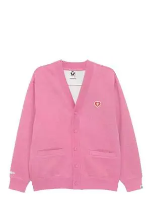 AAPE BY *A BATHING APE® Button-up Cardigan - Pink