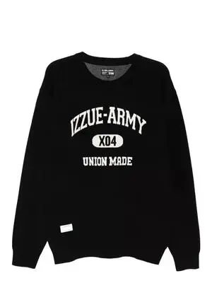 Izzue Logo-print Jumper - Black