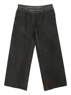 69 BY ISAAC SELLAM Garment-dyed Trousers - Grey