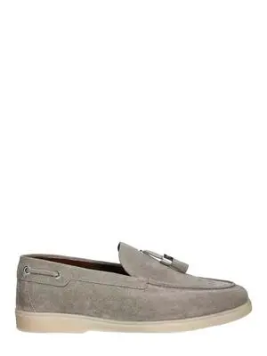 GIUSEPPE ZANOTTI Maui Suede Loafers - Grey