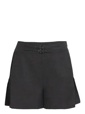 Claudie Pierlot Wide Pleated Shorts - Grey