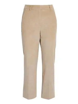 Max Mara Stretch Corduroy Trousers - Beige