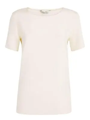 MAX MARA Stretch-Silk T-Shirt