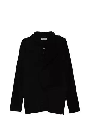 Yohji Yamamoto Long-sleeve Hooded T-shirt - Black