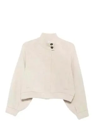 Brunello Cucinelli High-neck Jacket - Neutrals