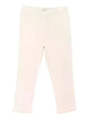 Marc O'polo Elasticated-waistband Cotton Trousers - Neutrals