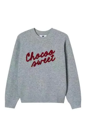 CHOCOOLATE Logo-embroidered Sweater - Grey