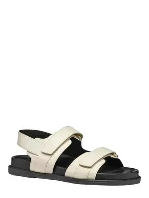 Geox Touch-strap Flat Sandals - Neutrals