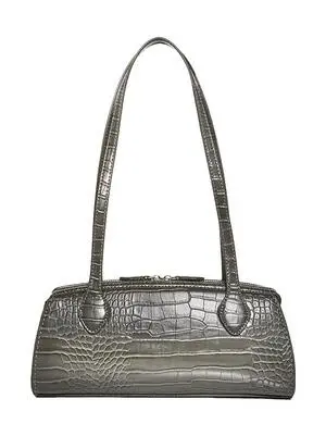 Aqua East West Shoulder Bag - Grey