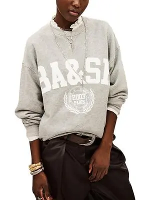 Ba&sh Benjamin Pullover Sweater - Heather Grey