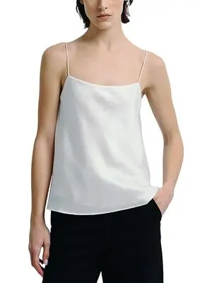 Rue Sophie Jett Silk Camisole - White