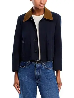 FRAME The Small Trench Coat - Navy