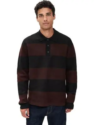 Nn07 Rugby Polo Sweater - Black