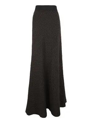 CORTANA Wool-blend Nuna Maxi Skirt - Print