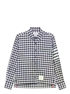 Thom Browne Gingham-pattern Shirt - Blue