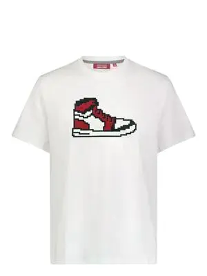MOSTLY HEARD RARELY SEEN Sneaker-print T-shirt - White