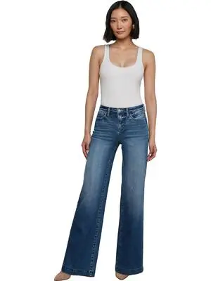 L'Agence Scottie Wide-leg Jean - Cambridge