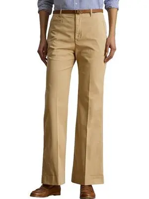 Ralph Lauren Kendis Stretch Cotton Chinos - Birch Tan