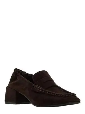 Steve Madden Estee Loafer - Brown Suede