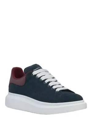 Alexander McQueen Oversized Sneakers Blue Grey/madder/bor