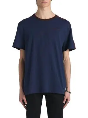 Alexander McQueen Criminal Stripe T-shirt - Navy