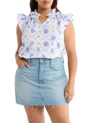 SUGARLIPS SUGARLIPS Nia Floral Ruffle Top