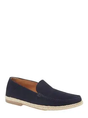 J.M. WESTON Uzes Espadrille Loafer - Dark Blue