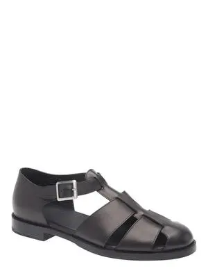 J.M. WESTON Fisherman Sandals - Black