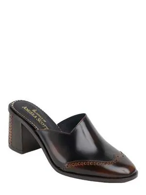The Office Of Angela Scott Ms. Johanna Wingtip Mule - Mahogany