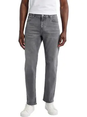 BOSS Ogden Straight Leg Jeans - Medium Grey