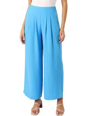 PETAL & PUP High-waisted Wide Leg Trousers - Blue