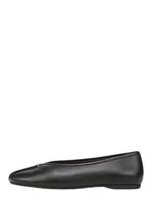 Vince Ori Leather Ballet Flat - Black