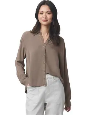 Splendid Joanne Blouse Brown