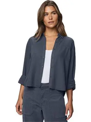 Splendid Joanne Blouse Navy