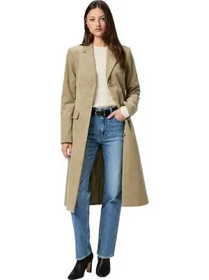 Paige Trexi Corduroy Coat Green