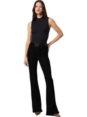 Paige High-rise Bootcut Jean - Black