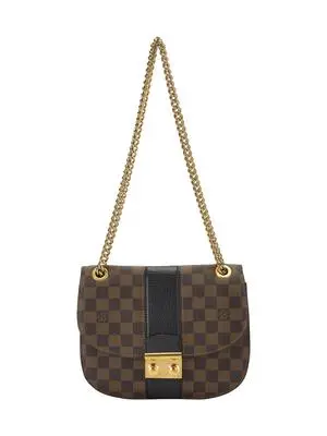 LOUIS VUITTON Damier Ebene Wight - Black