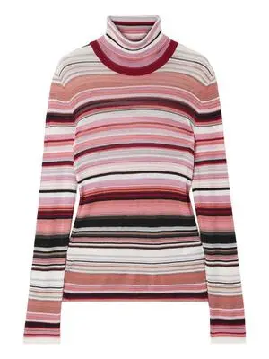 Missoni Striped Knitted Turtleneck Sweater - Multi