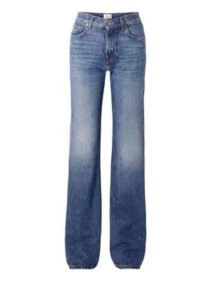 HAIKURE Star High-rise Straight-leg Jeans - Blue