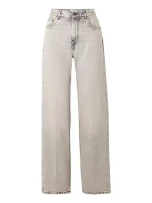 HAIKURE Bonnie High-rise Straight-leg Jeans - Gray