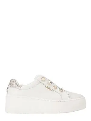 Carvela Leather Low-top Trainers - White