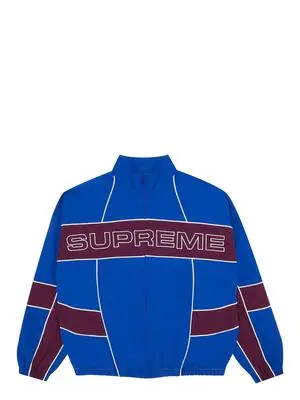 Supreme Jacquard Panel Track Jacket - Blue