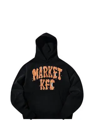 MARKET Studios X Kfc Fried Chicken Arc Hooded Sweatshirt - Black