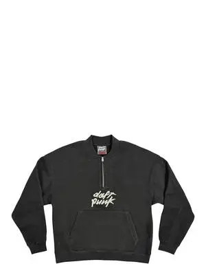 PLEASURES Primetime Quarter Zip - Black