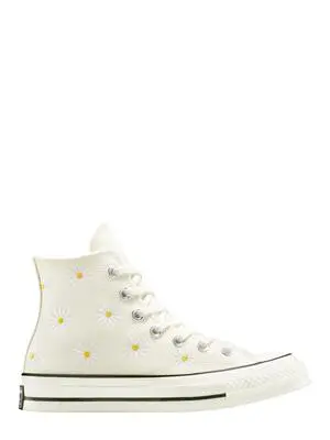 CONVERSE Chuck 70 High Embroidered Daisies - Cream