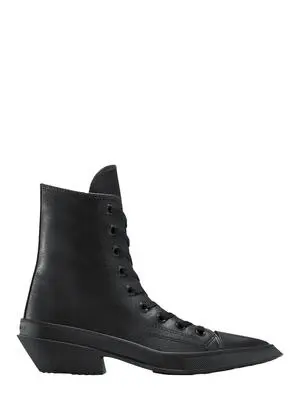 CONVERSE Chuck 70 De Luxe Pointed Leather High-top Sneakers - Black
