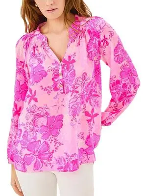 LILLY PULITZER Elsa Top - Parigi Pink Supporting Squad