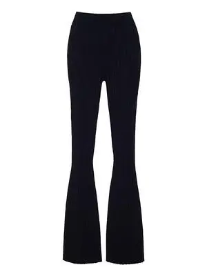 Cara Cara Stella Flare Knit Pants - Black Knit